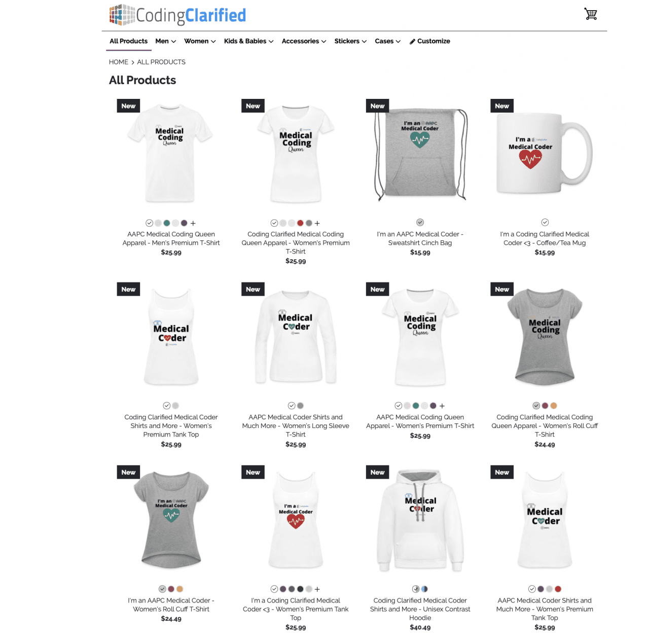 Best Medical Coding Shirts, Gifts and Merch | Coding Clarified