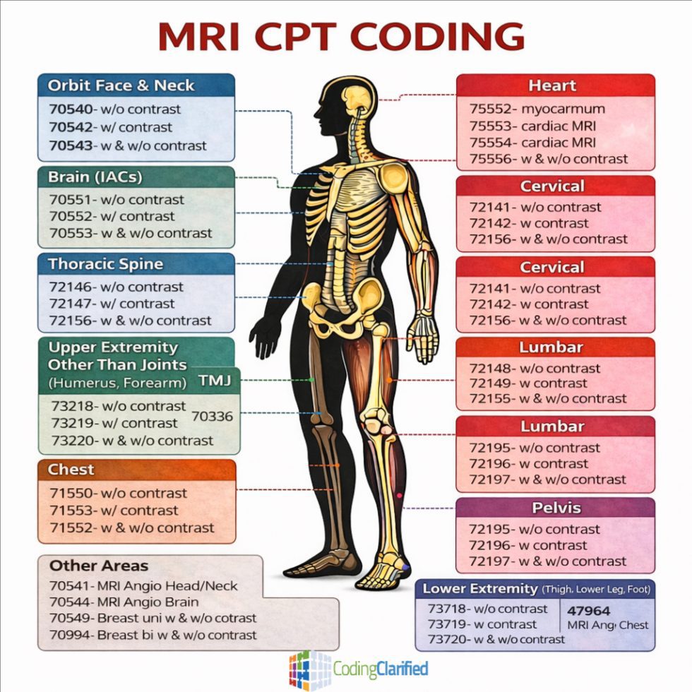 MRI CPT Coding Guide: Comprehensive Guide to MRI Coding