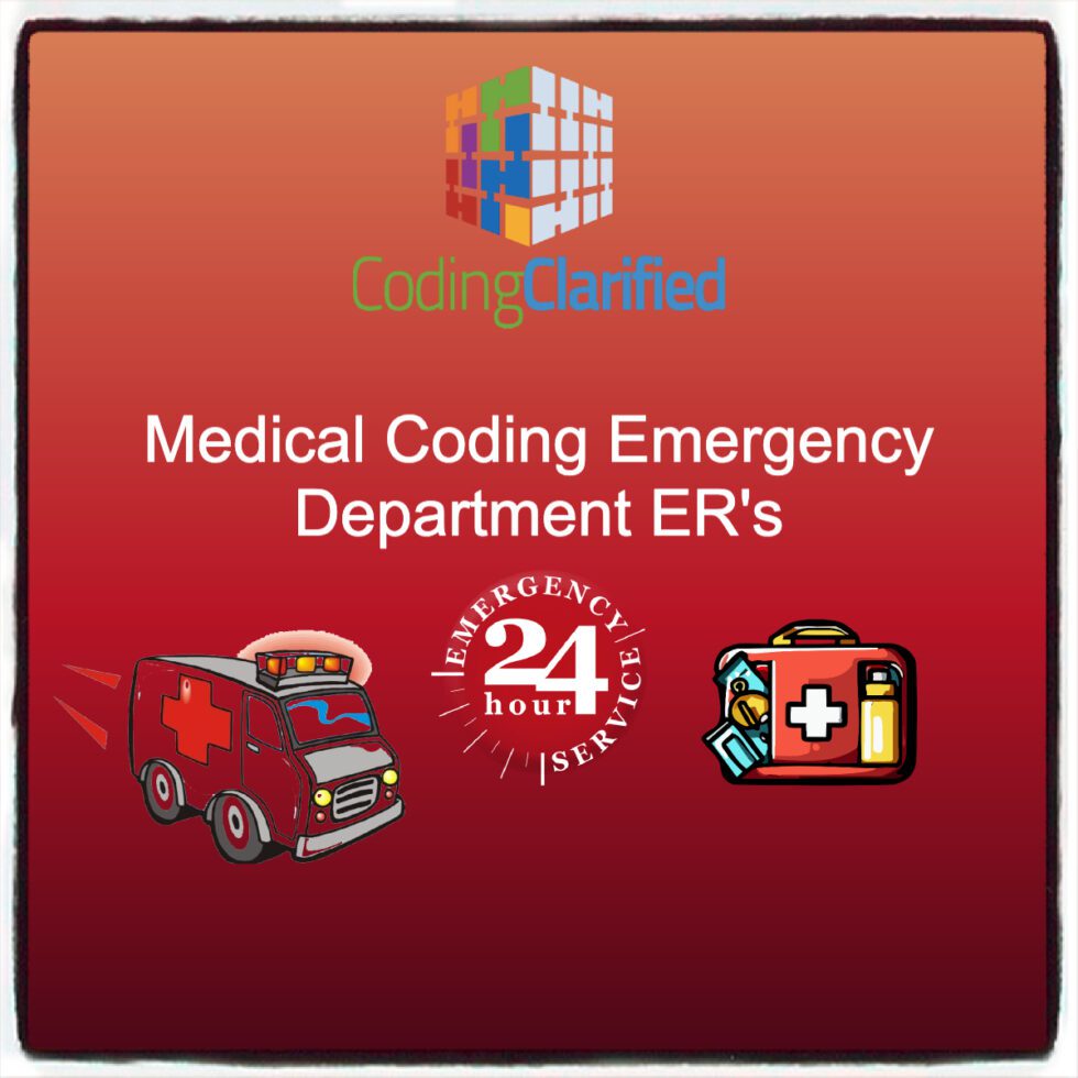 Medical Coding Emergency Department ER's | Coding Clarified