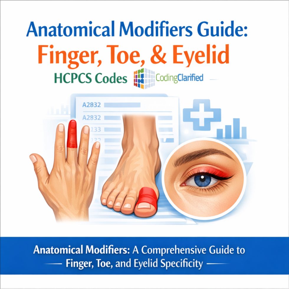 Medical Coding Anatomical Modifiers | Coding Clarified