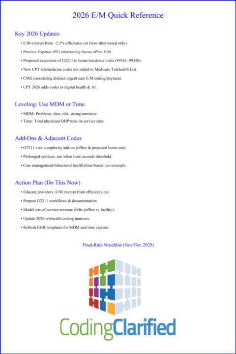 Medical Coding Updates And Proposed Changes | Coding Clarified