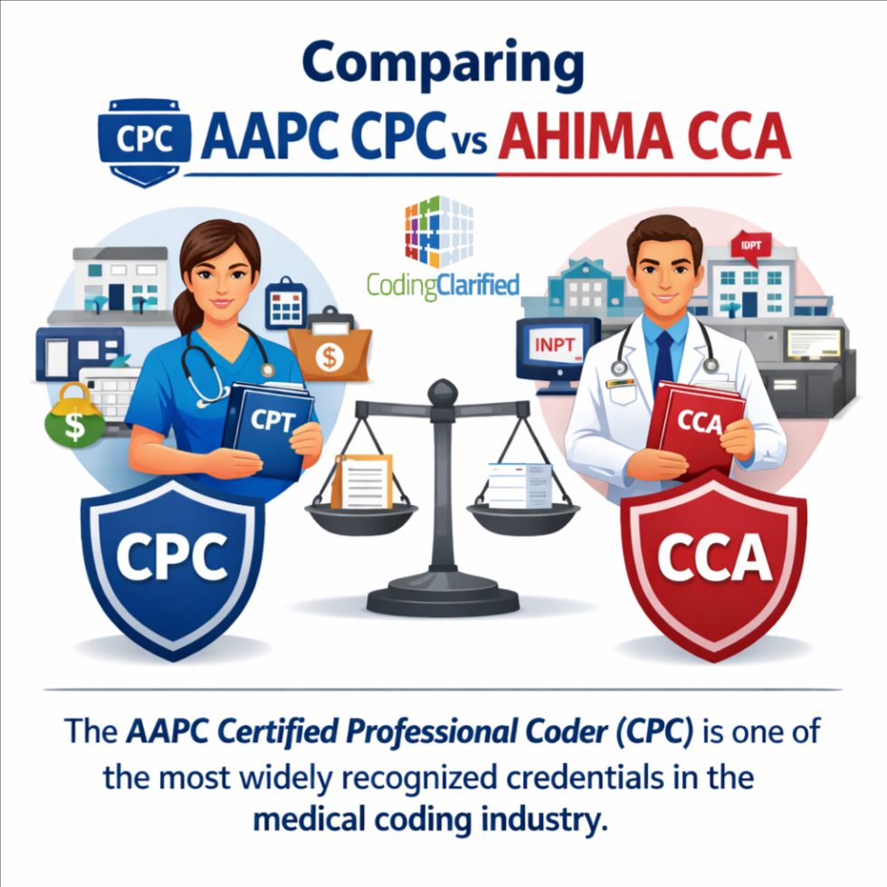 Comparing Aapc Cpc Vs Ahima Cca Coding Clarified