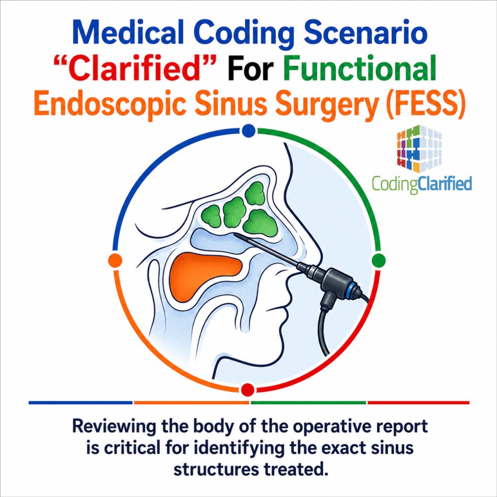 Medical Coding Scenario "Clarified" For Functional Endoscopic Sinus ...